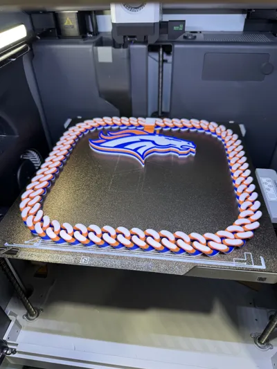 Denver Broncos Chain by WaldenWP MakerWorld: Download Free 3D Models