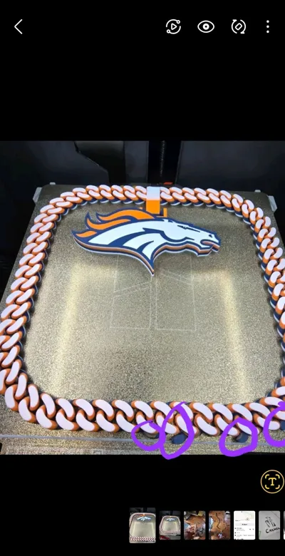 Denver Broncos Chain by WaldenWP MakerWorld: Download Free 3D Models
