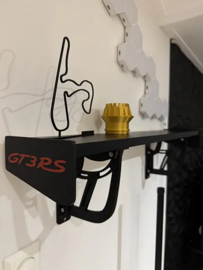 Porsche 911 GT3 RS Wing Shelf by ChristianH - MakerWorld