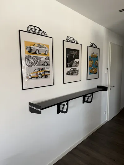 Porsche 911 GT3 RS Wing Shelf by ChristianH MakerWorld: Download Free ...