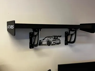 Porsche 911 GT3 RS Wing Shelf by ChristianH MakerWorld: Download Free ...