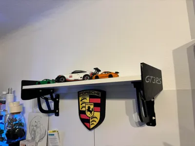 Porsche 911 GT3 RS Wing Shelf by ChristianH - MakerWorld
