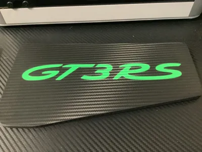 Porsche 911 GT3 RS Wing Shelf - Free 3D Print Model - MakerWorld