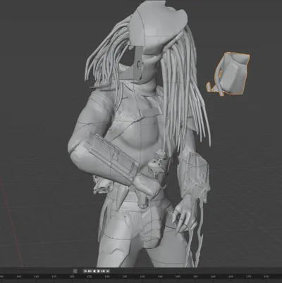 Life-Size AVP Predator 3D Model by Ryan MakerWorld: Download Free 3D Models