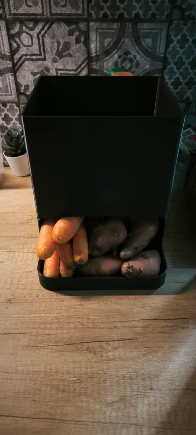 Potato, Onion & Garlic Bin / Dispenser / Keeper by Jerald - MakerWorld