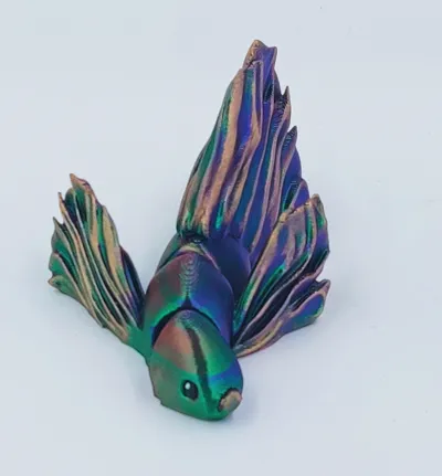 Articulated Betta Fish - Easy Print by shellbunny MakerWorld: Download ...