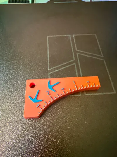 Turkey Spur Measuring Tool - Free 3D Print Model - MakerWorld