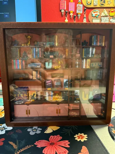 Fidget Bookcase by wuboo MakerWorld: Download Free 3D Models