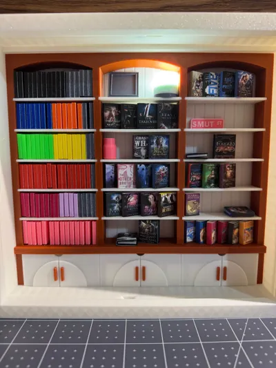 Fidget Bookcase by wuboo MakerWorld: Download Free 3D Models