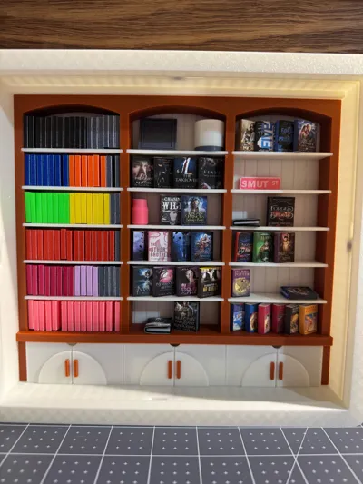 Fidget Bookcase by wuboo MakerWorld: Download Free 3D Models