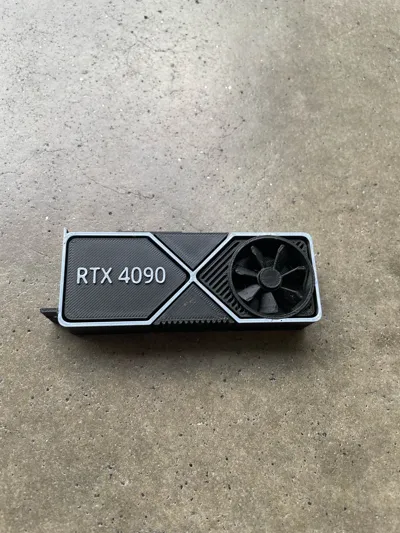 RTX 4090 Keychain - Free 3D Print Model - MakerWorld