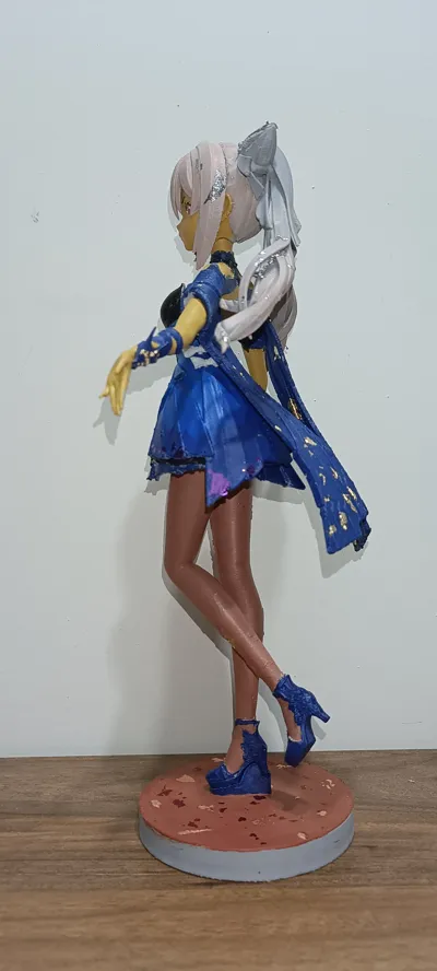 Genshin Impact Keqing Elegant Raiment Fan Model by 东方同志 MakerWorld ...