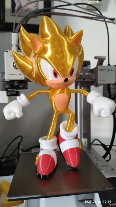 Super Sonic / NO AMS by Ethanprint3D MakerWorld: Download Free 3D Models