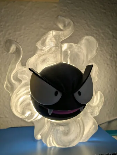 Pokemon - Gastly Lamp - Multipart by Torikami MakerWorld: Download Free ...