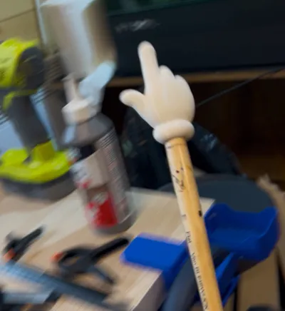Cartoon pointy finger - Free 3D Print Model - MakerWorld