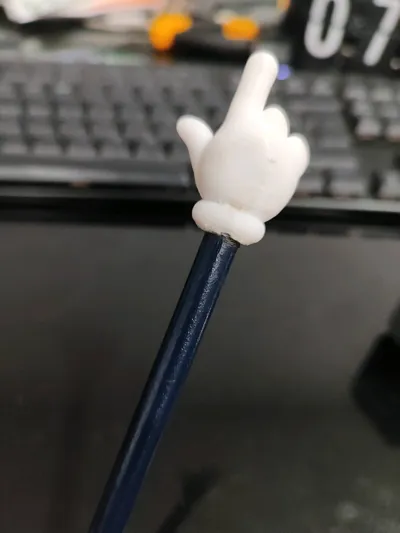 Cartoon pointy finger - Free 3D Print Model - MakerWorld