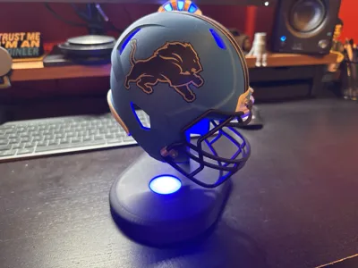 Football Helmet Stand - Free 3D Print Model - MakerWorld