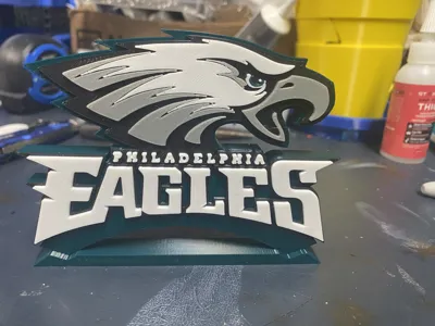 Philadelphia Eagles Table Stand by 5kyrunn3r - MakerWorld