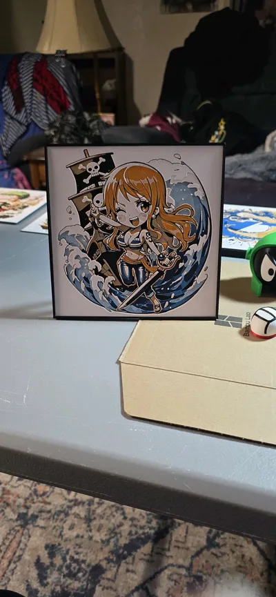 Desktop Hueforge Frame - Free 3D Print Model - MakerWorld