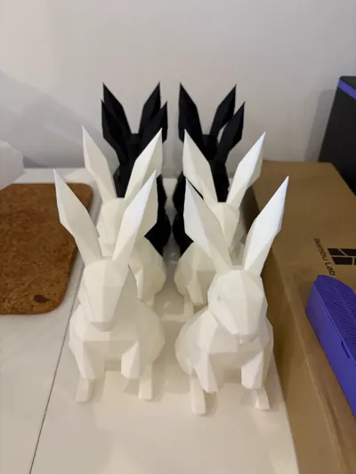 Modern Low Poly Bunny by Joka14 MakerWorld: Download Free 3D Models