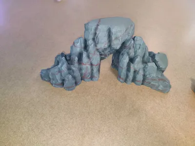 Miniature Terrain - Rock #8 - Free 3D Print Model - MakerWorld