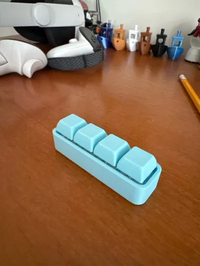 Mechanical Keyboard Fidget - Uses Switches -Fidget - Free 3D Print ...