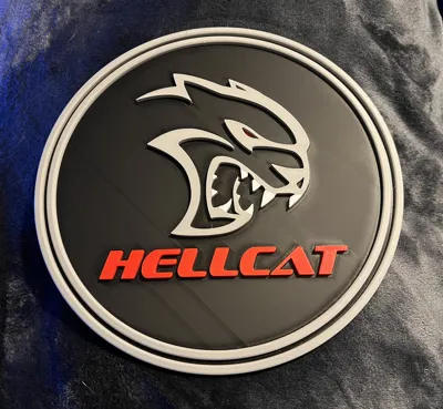 Dodge Hellcat Sign by 3DG Designs - MakerWorld