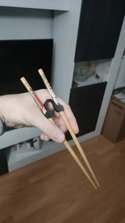 Chopstick Helper - Refreshed Design - Free 3D Print Model - MakerWorld