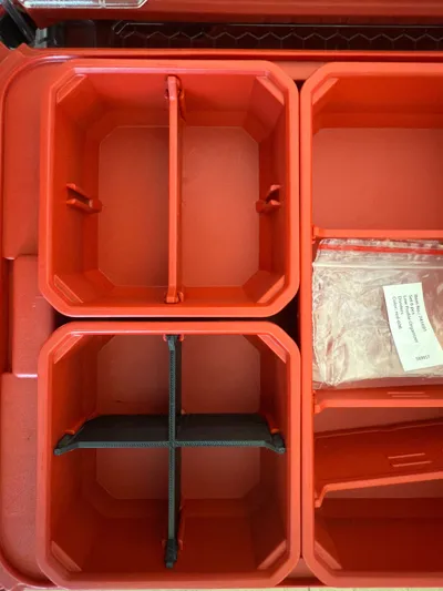 milwaukee packout bin separator v2 (4 compartment) - Free 3D Print ...