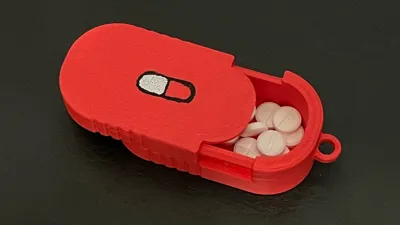 Pocket Mini Sliding Lid Pill Box (Only 10-14g) by TuTu MakerWorld ...