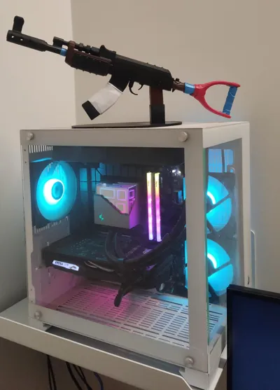 Rust Assault Rifle (AK47) by mlux MakerWorld: Download Free 3D Models