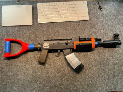 Rust Assault Rifle (AK47) by mlux MakerWorld: Download Free 3D Models