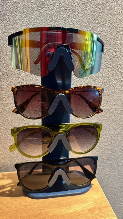 SnapStack Modular Glasses Holder - Free 3D Print Model - MakerWorld