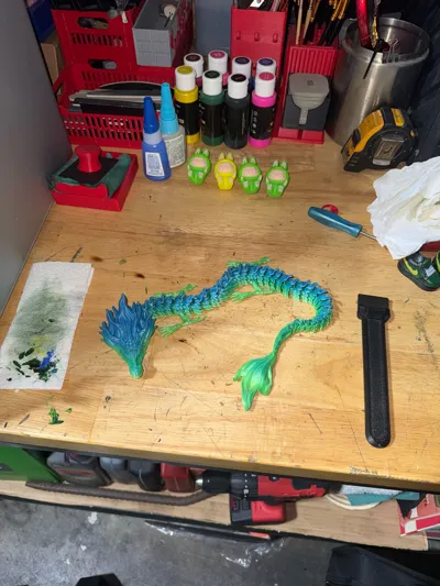 Ao Run, the Dragon King of the West Sea—Articulated Dragon by 黑日 ...