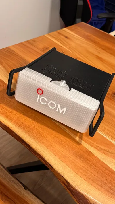 ICOM IC-7300 protective front cover - Free 3D Print Model - MakerWorld