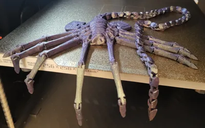 Flexi Facehugger LONGER TAIL! Xenomorph Alien VS Predator Articulated ...