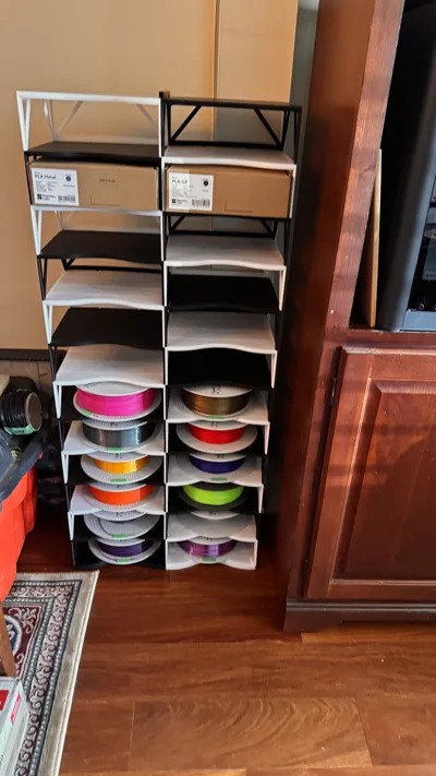 Feather Weight Filament Rack System by 3D Prince - MakerWorld