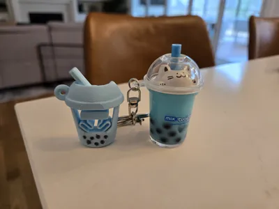 Fidget Flick Boba Tea - Print in place! - Free 3D Print Model - MakerWorld