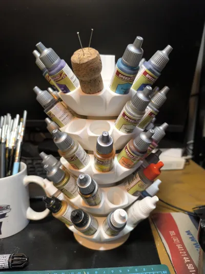 Amazing Paint Tower by LayerLux3DMakerWorld: Download Free 3D Models