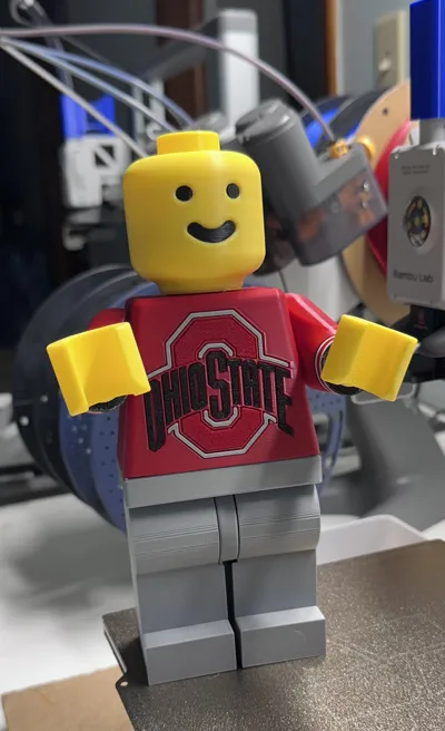 College Football Brickman - Ohio State University by Jandaa MakerWorld ...