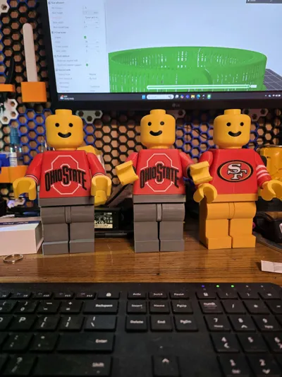 College Football Brickman - Ohio State University by Jandaa MakerWorld ...