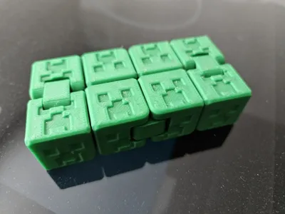 Minecraft Fidget Cube: Creepers by austinvojtaMakerWorld: Download Free ...