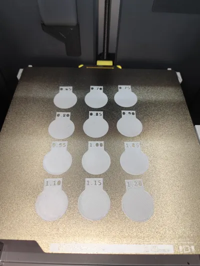 Initial Layer Flow Ratio - Calibration Test by Sdot Prints MakerWorld ...