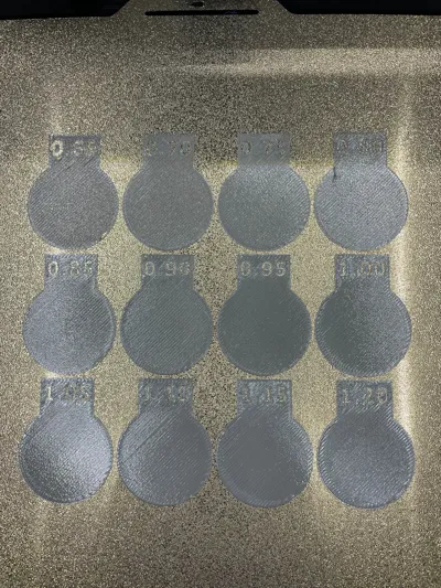 Initial Layer Flow Ratio - Calibration Test by S Printing MakerWorld ...