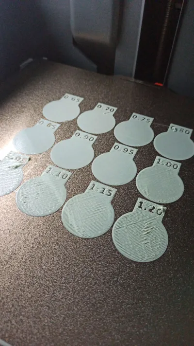 Initial Layer Flow Ratio - Calibration Test - Free 3D Print Model ...