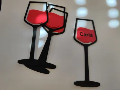 Wine Glass Bookmark by Bero MakerWorld: Download Free 3D Models