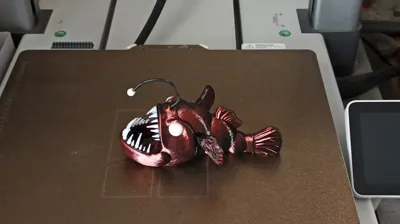 Angler fish - Flexi Articulated Fish by 🟢 Flexi JIMGA MakerWorld ...