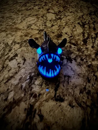 Angler fish - Flexi Articulated Fish by 🟢 Flexi JIMGA MakerWorld ...