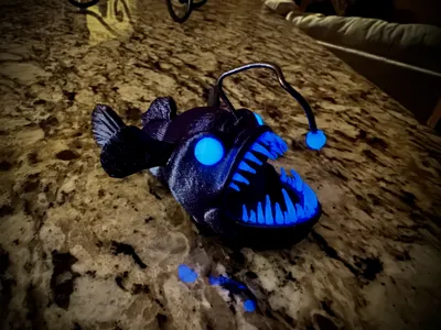 Angler fish - Flexi Articulated Fish by 🟢 Flexi JIMGA MakerWorld ...