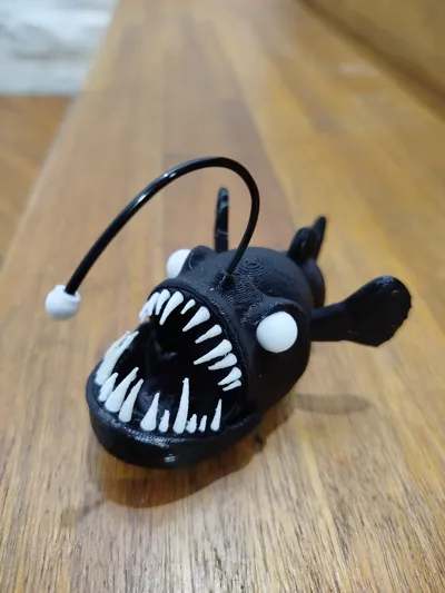 Angler fish - Flexi Articulated Fish by 🟢 Flexi JIMGA MakerWorld ...